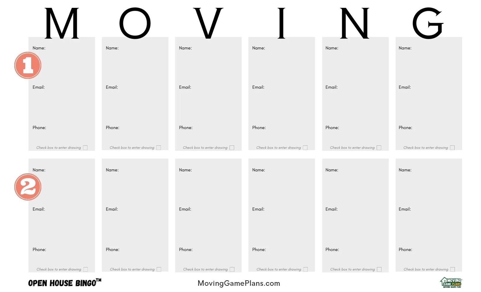 Open House Bingo - FAQs and Additional Resources